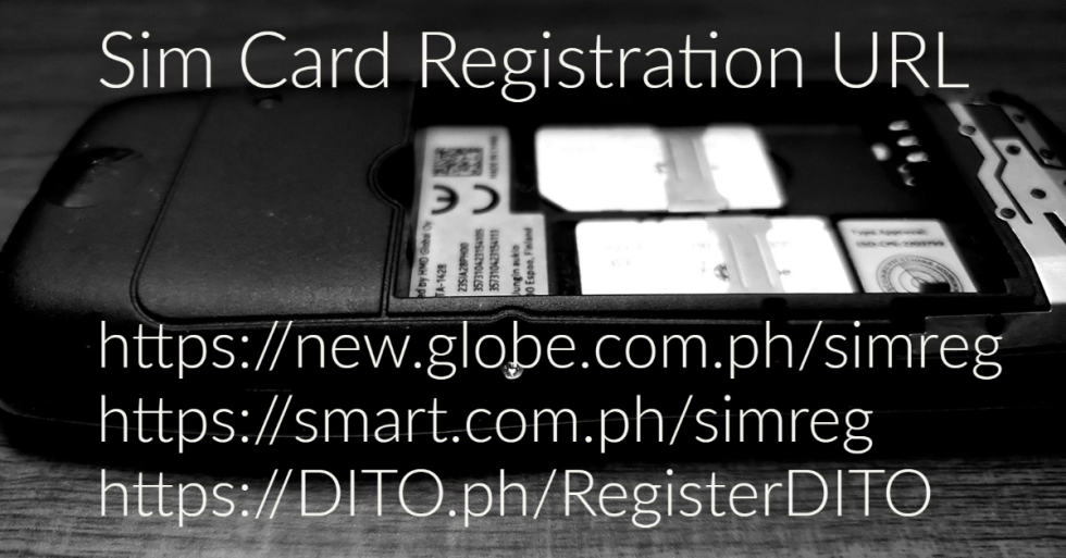 Philippines SIM Card Registration basic information | Web Development ...